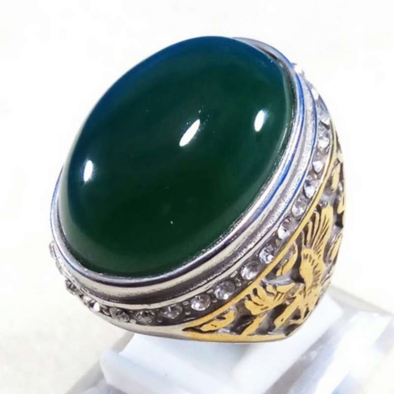 Jual Chrome Chalcedony Natural Ijo Botol Hq Di Seller Poetra Gems Stone ...