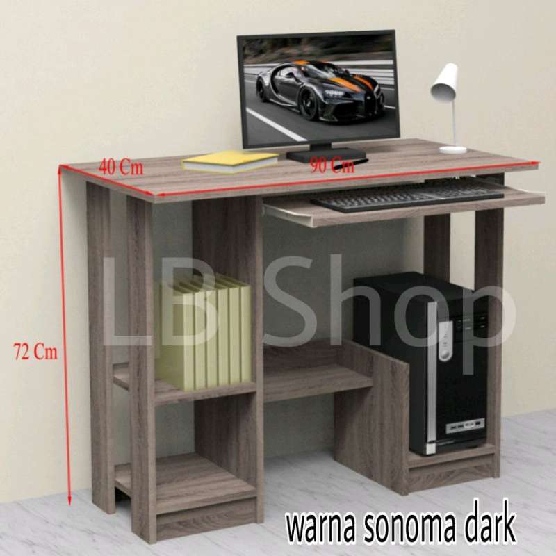Promo Meja komputer laptop/ meja belajar anak / meja kerja Diskon 15% ...