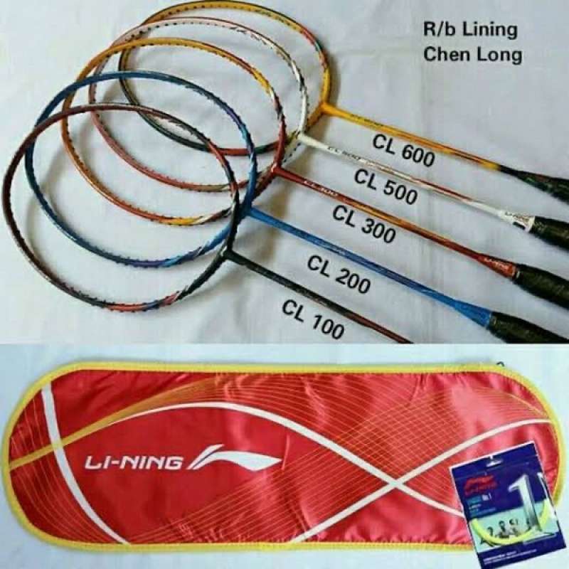 Jual Raket Lining Chen Long 100 200 300 500 (Siap Pakai) di Seller ...