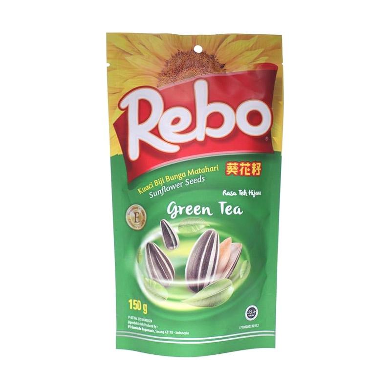 Jual Rebo Green Tea Kuaci Biji Bunga Matahari [150 G] Di Seller