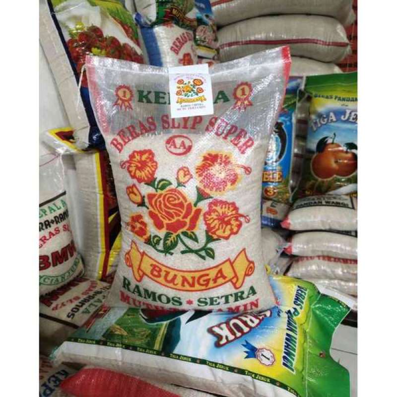 Jual Beras Bunga 10KG Perliter 9000 Pulen Enak di Seller Dik Jaya Beras ...