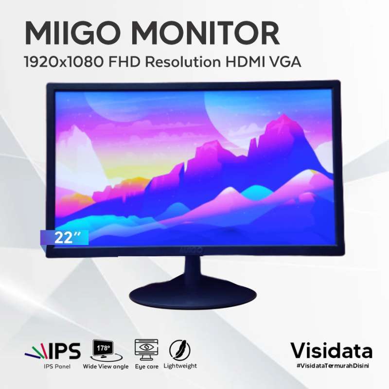 Jual Miigo Monitor Ips Panel 22 24 Hd Fhd Hdmi Garansi 1 Tahun - 24 ...
