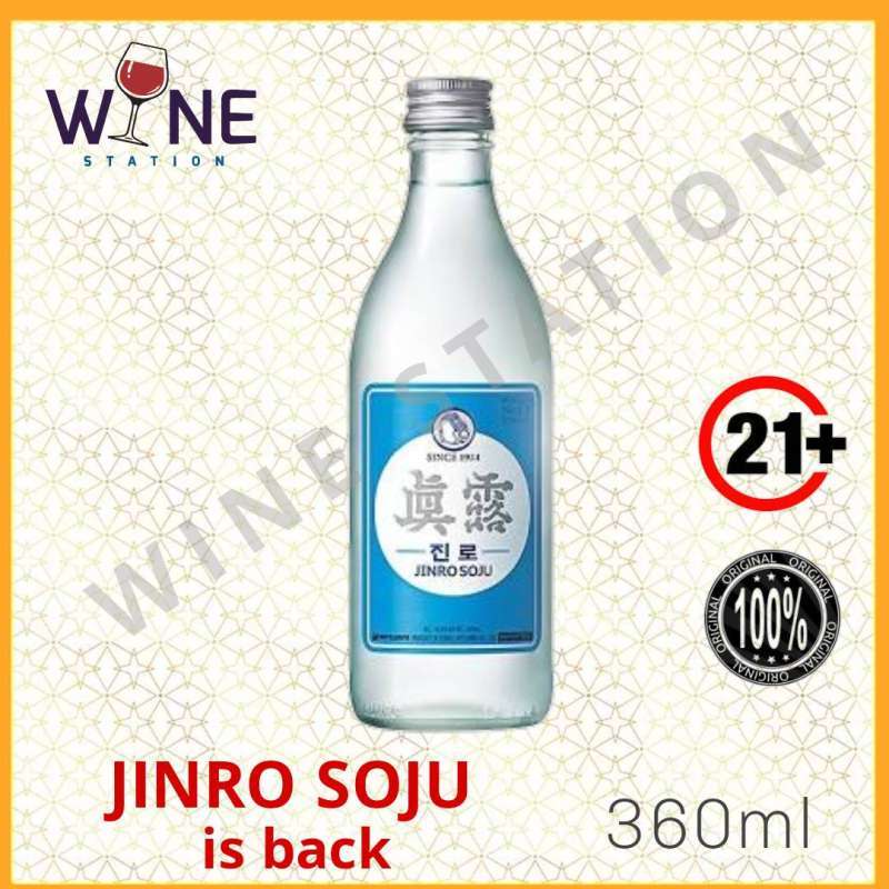 Jual JINRO is back SOJU KOREA ORIGINAL 360ml di Seller WINE STATION ...