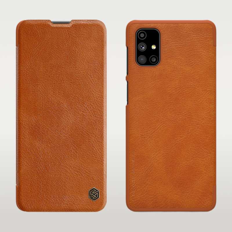 Jual Samsung M51 Nillkin Qin Leather Flipcase Flip Case Original ...