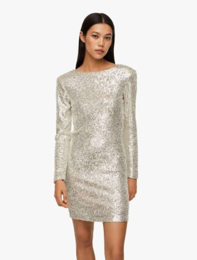 Jual MANGO ORIGINAL STORE 100% - Scoop-back sequin dress di Seller ...