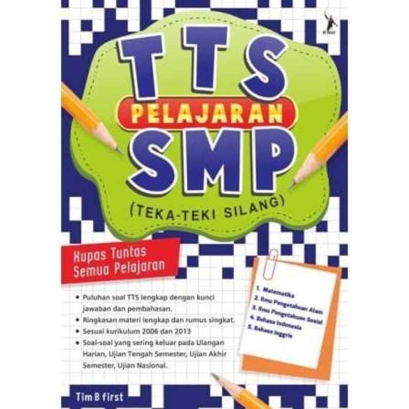Promo Original TTS PELAJARAN SMP TEKA TEKI SILANG Buku Self Improvement ...