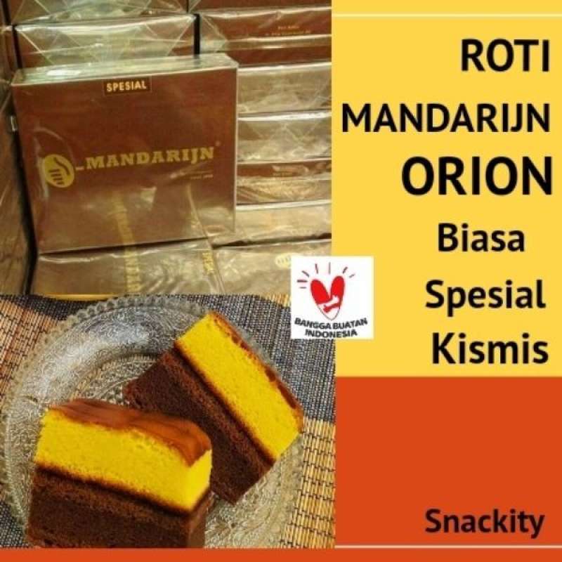 Jual Roti Orion Mandarijn//roti Mandarin Khas Solo//oleh Oleh//ukuran ...