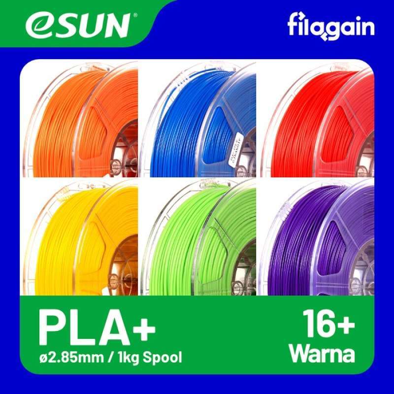 Jual eSUN PLA+ / PLA Plus Pro / ⌀2.85mm / 1kg Spool / 3D Print Filament ...