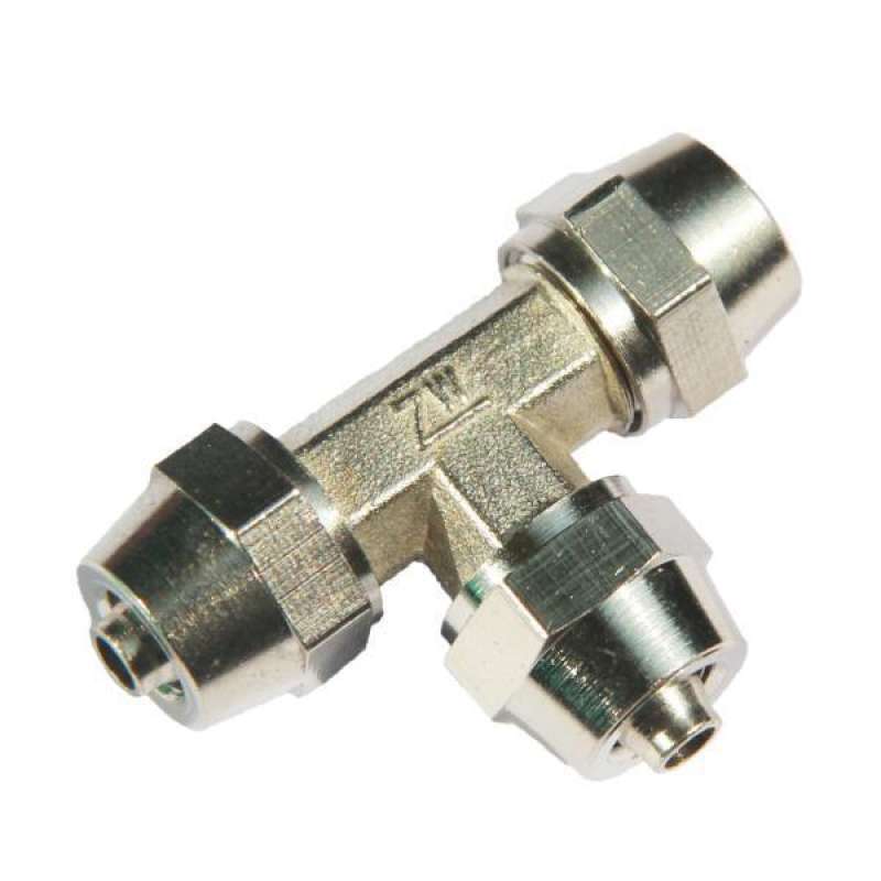 Promo 3x T Shape Connectors Air Brass Line Compressor Hose Quick ...