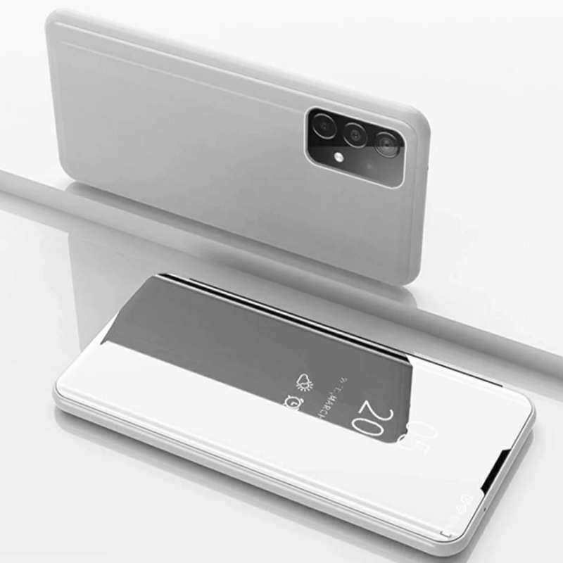 Jual Samsung Galaxy A53 5g Flip Clear View Standing Cover Mirror Case ...