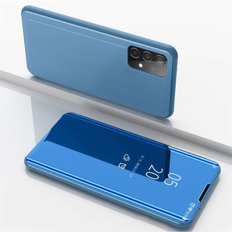 Jual Samsung Galaxy A53 5g Flip Clear View Standing Cover Mirror Case ...