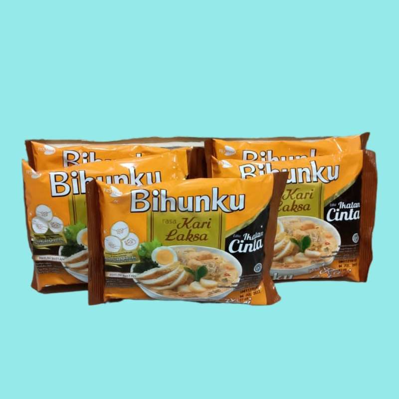 Jual BIHUNKU Kari Laksa Bihun Instan 55 gram (5 pcs) di Seller Adhins ...