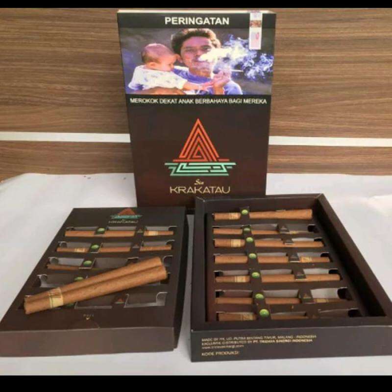 Jual Rokok Herbal Sin Krakatau Per Bungkus Isi 12 Batang Di Seller ...
