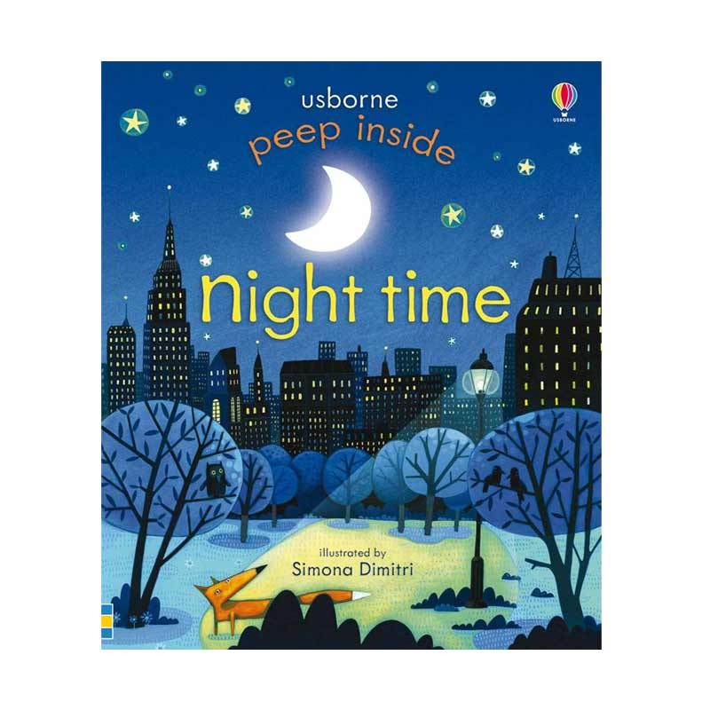 Jual Usborne Peep Inside Night Time Activity Book di Seller Kodomo ...