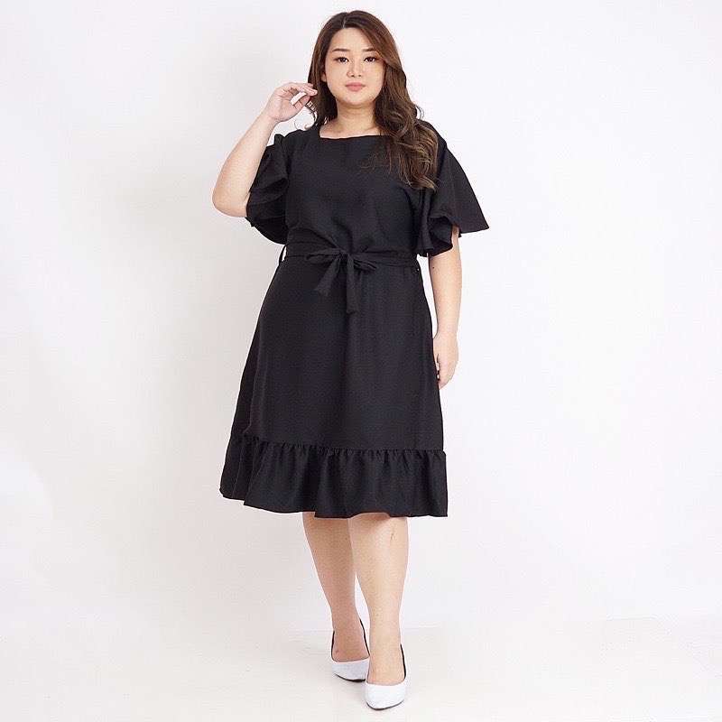 Promo Gaun Dress Wanita Jumbo 03 Xxl Xxxl Ld 130cm Baju Ibu Hamil Cewek ...
