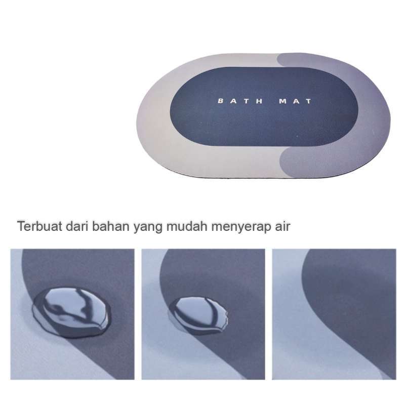 Jual Rb-c458 Keset Diatomite Keset Kaki Kamar Mandi Serap Air Keset ...