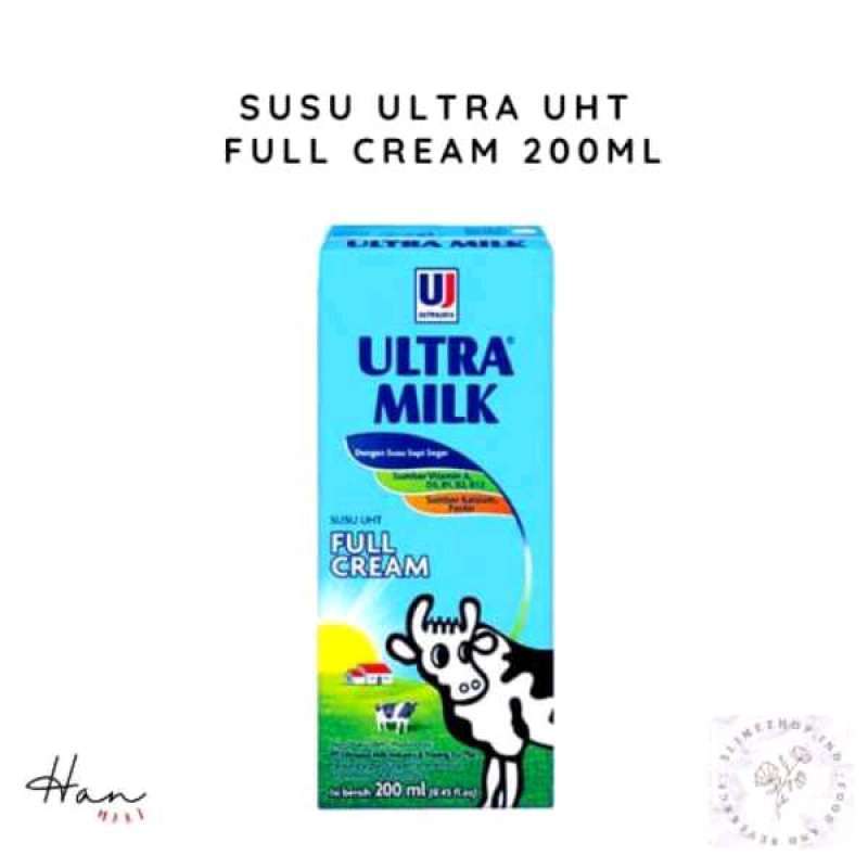 Jual SUSU ULTRA UHT FULL CREAM 200ML di Seller slimezhop - Keputran ...