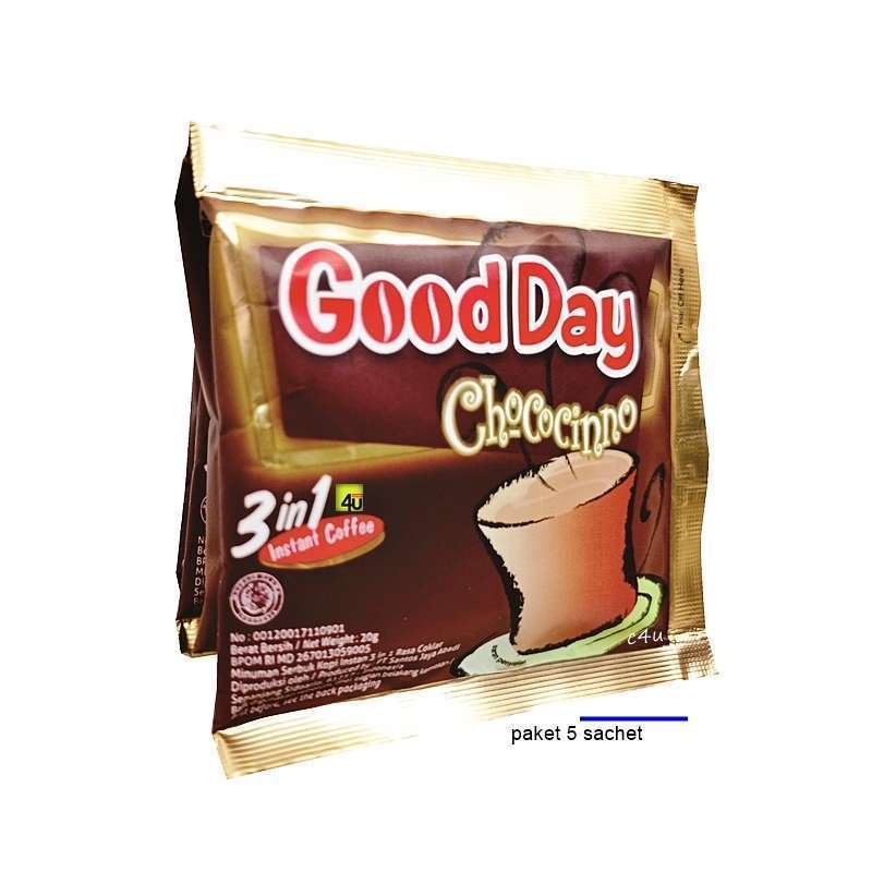 Jual Good Day CHOCOCINNO - PAKET 5 SACHET di Seller Sumarno mart ...