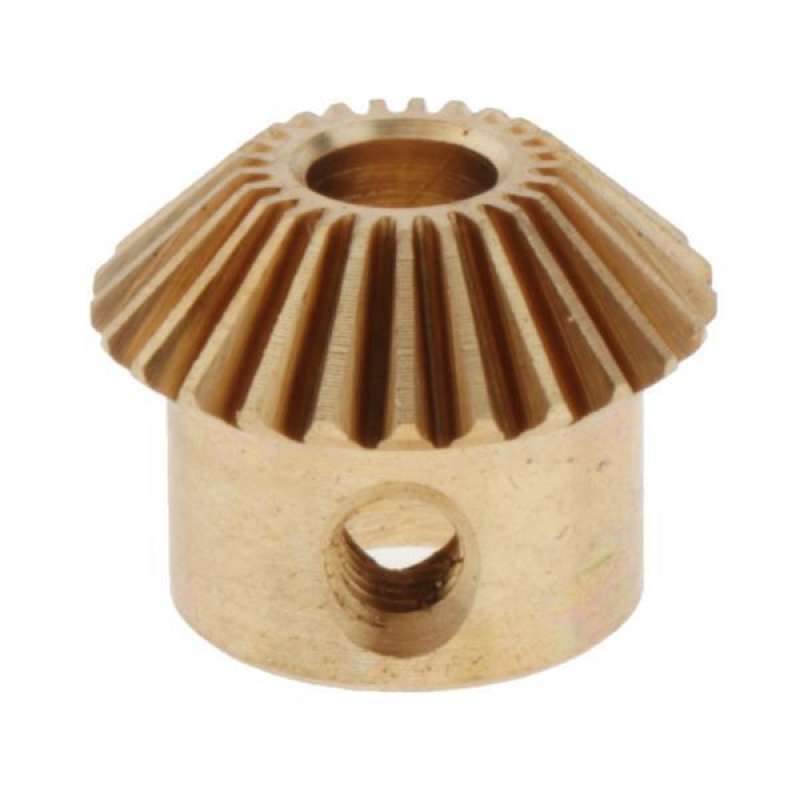Promo 5x0.5 Modulus Brass Bevel Gear 25 Tooth 3 to 5mm Diameter Hole ...