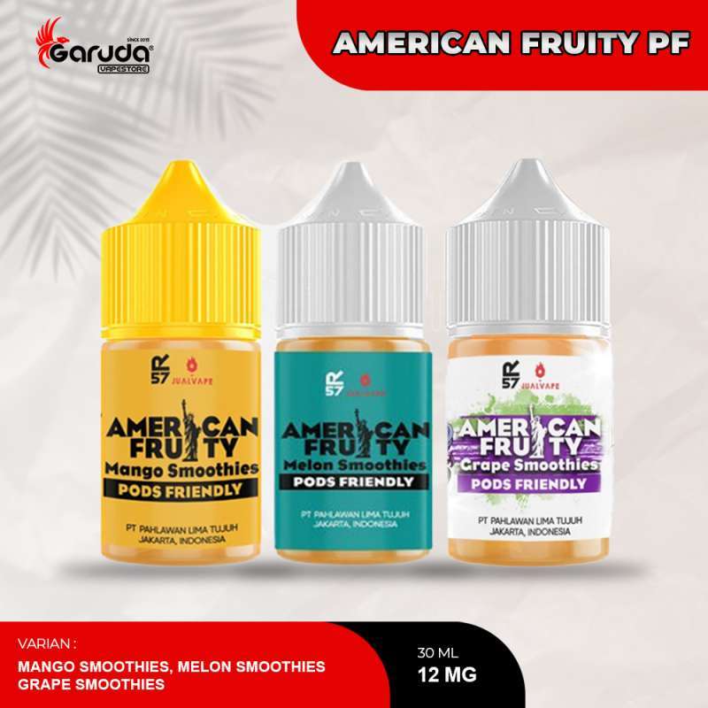 Jual American Fruity Saltnic Liquid By Hero57 30ml 12mg Bercukai Di ...