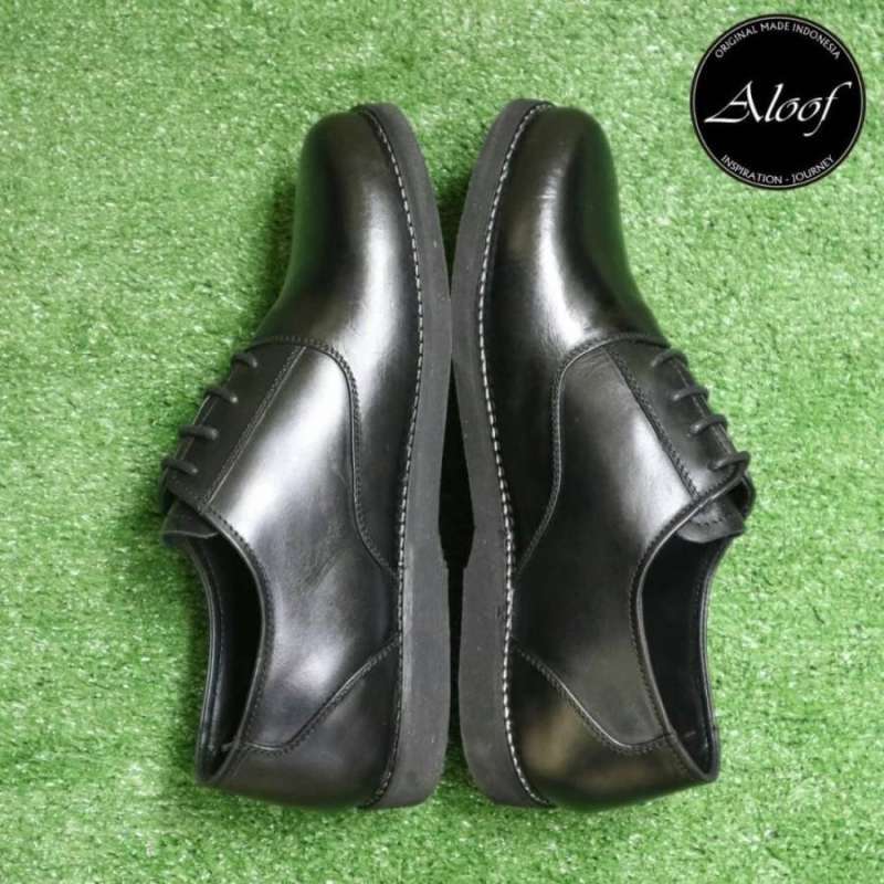 Jual Sepatu Formal Kulit Asli Sapi Brand Aloof Duro Original Black Di ...