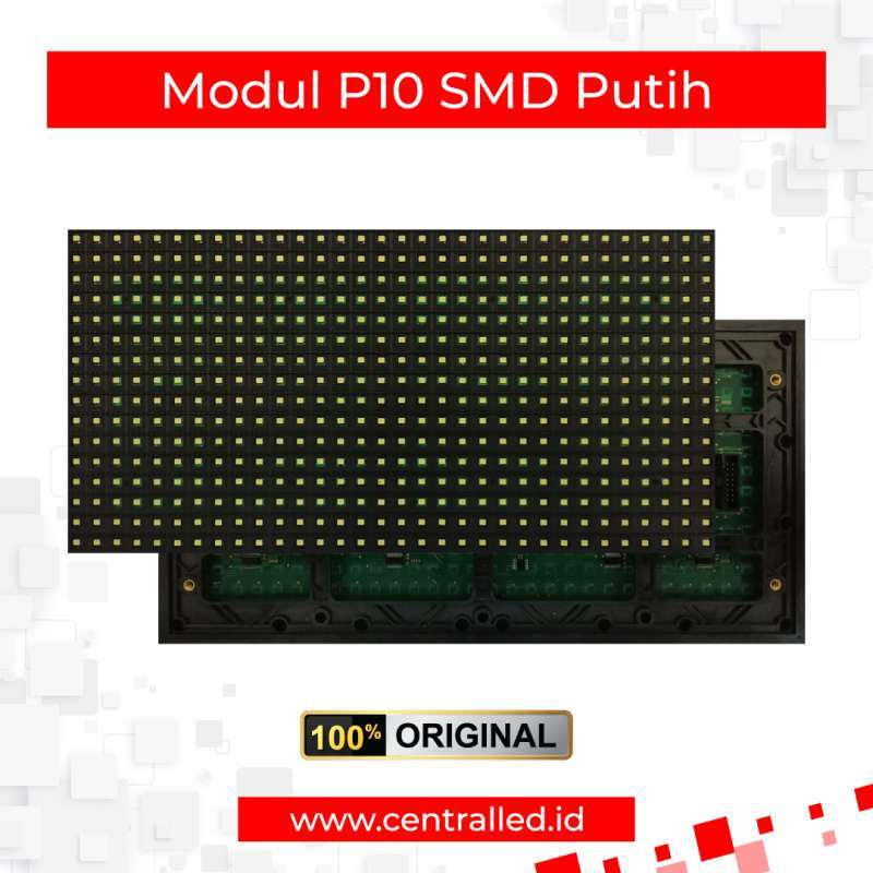 Promo LED PANEL MODULE P10 WHITE RUNNING TEXT SMD OUTDOOR Diskon 4% di ...