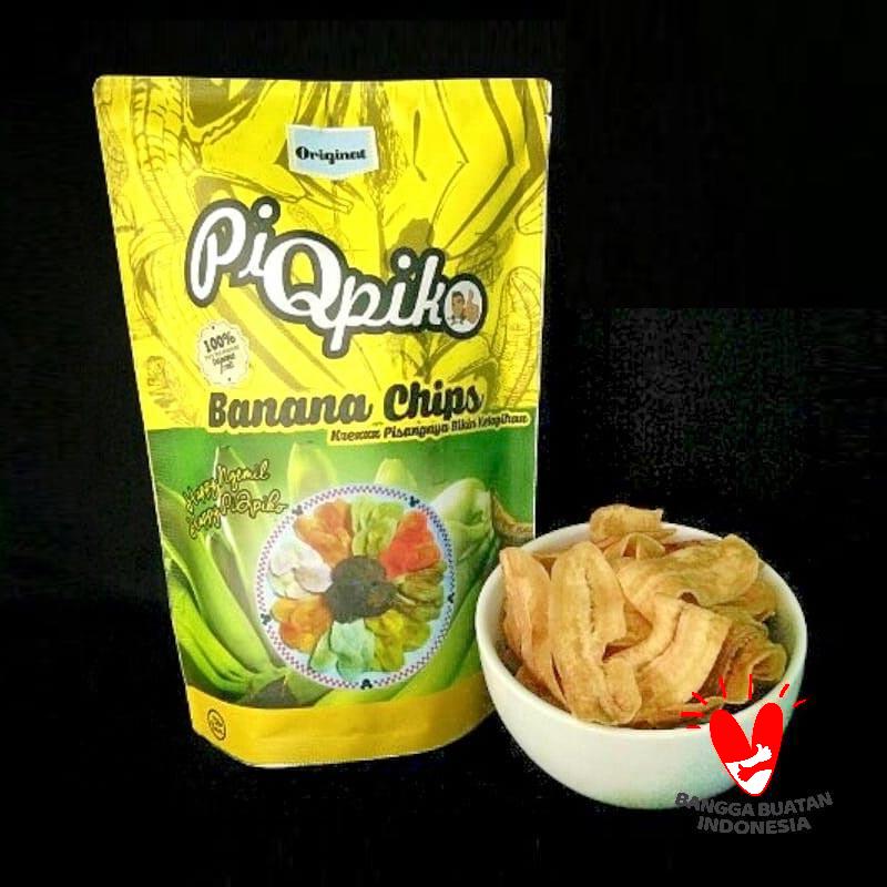 Jual Piqpiko Banana Chips Makanan Ringan Original [170 g] di Seller ...