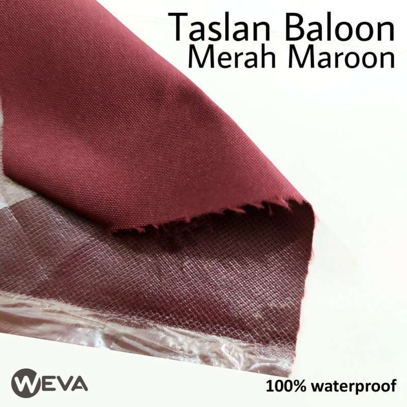 Promo Bahan Kain Jaket Parasut Taslan Baloon Murah - Merah Maroon ...
