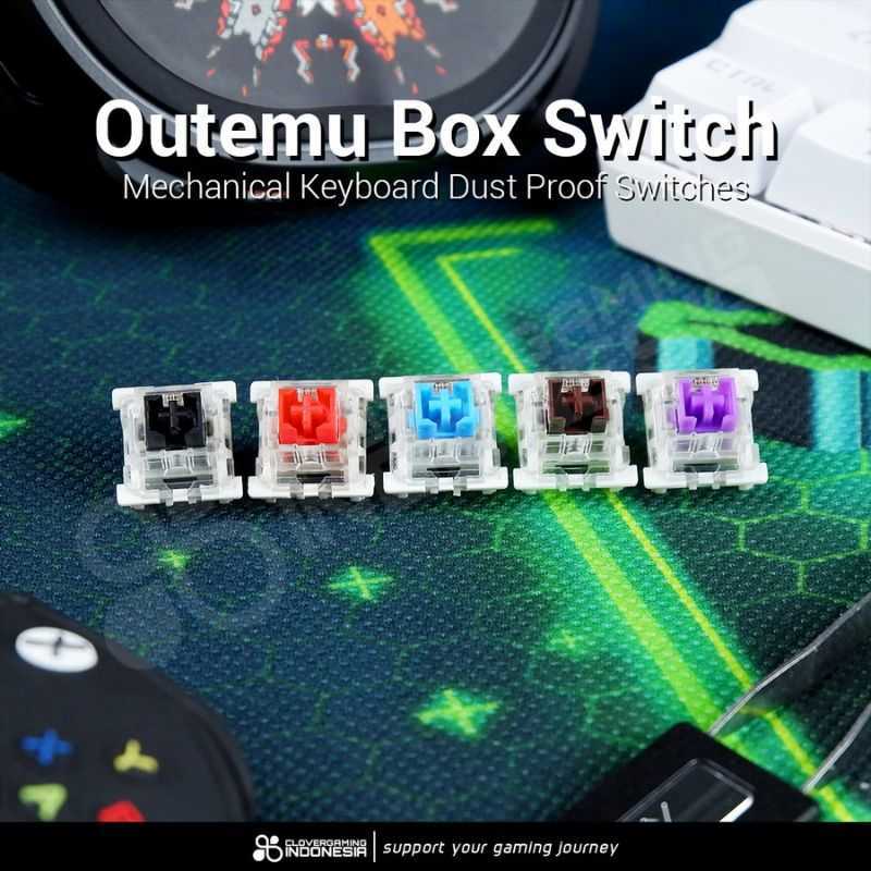 Jual Outemu Box Switch Mechanical Keyboard Dust Proof Switches ...