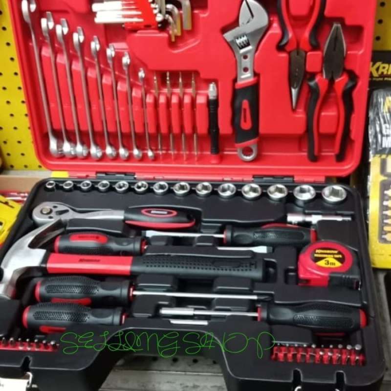 Jual ToolKit Box Set Tool Kit ORIGINAL Krisbow Kotak Perkakas Mekanik ...