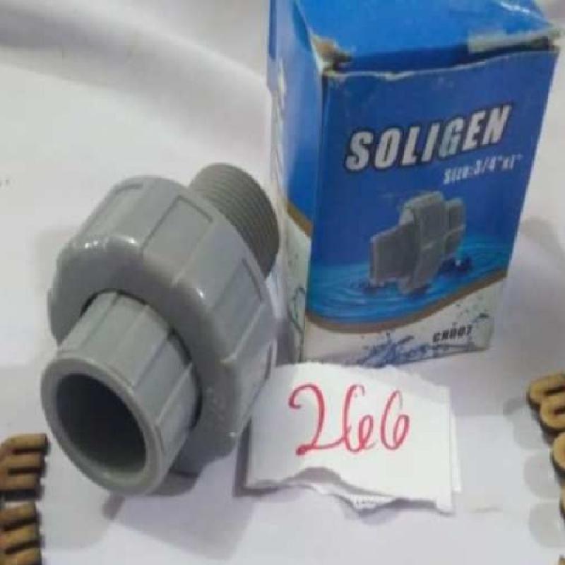 Jual Jual watermur drat luar 1 x 34 inch soligen water mur union socket ...