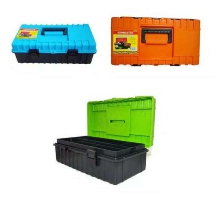 Jual Toolbox KENMASTER JUMBO B380 Tools Organizer Tool Box Tool Kit ...