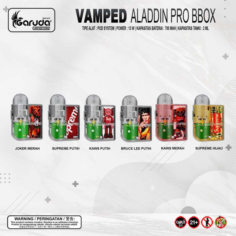 Jual Aladdin Pro Bbox Pod by Vamped 100% Authentic di Seller Garuda ...