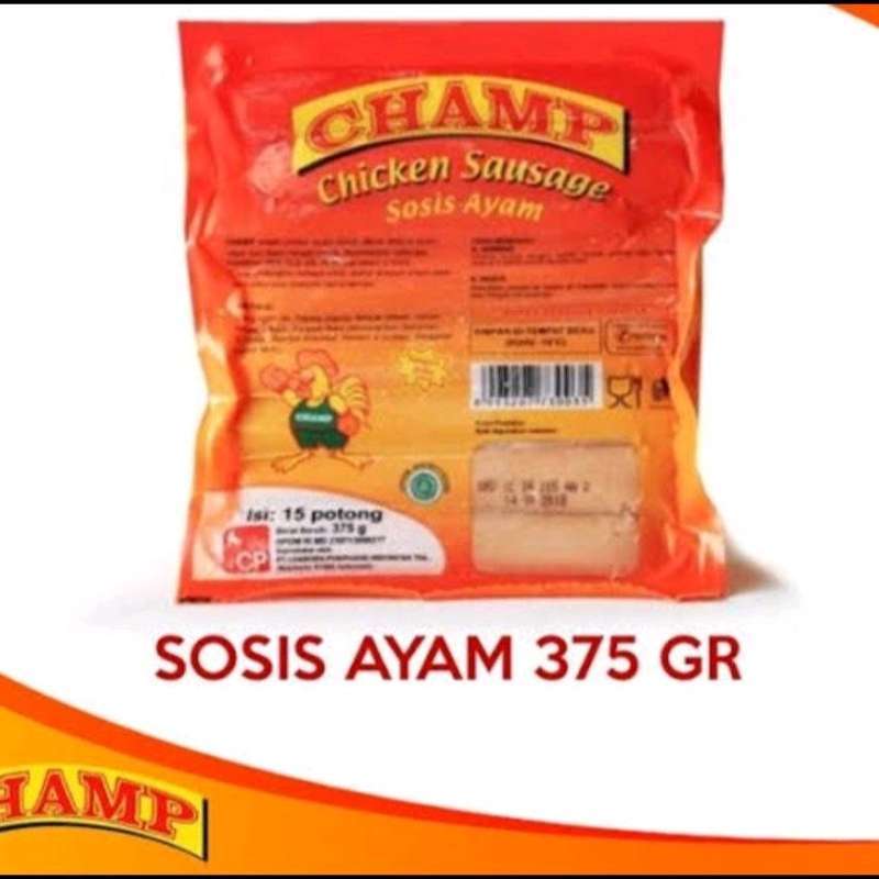 Jual Hs - sosis champ / sosis ayam / frozenfood di Seller Hoshi Shop ...