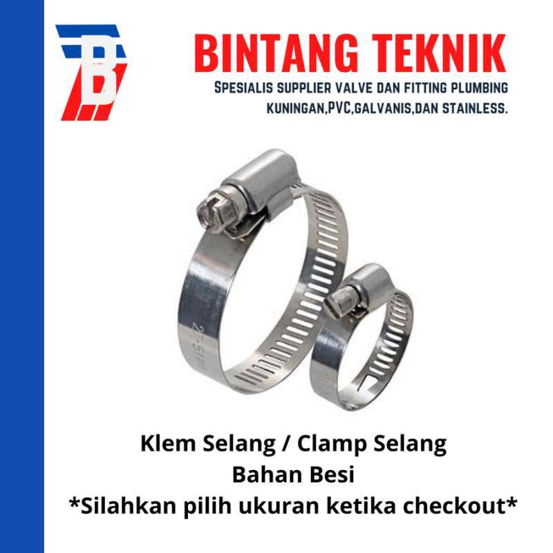 Jual Klem Selang / Clamp Selang Besi - 1/2 Inch Di Seller Toko Bintang ...