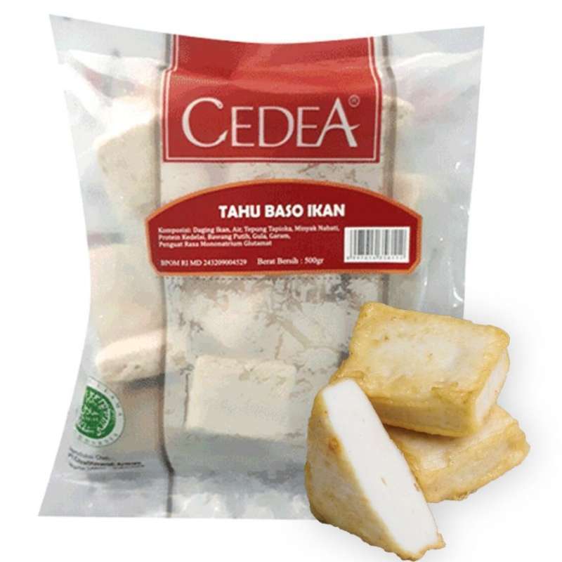 Jual Cedea Tahu Baso Ikan (500gr) Bakso Ikan Bentuk Tahu di Seller ...