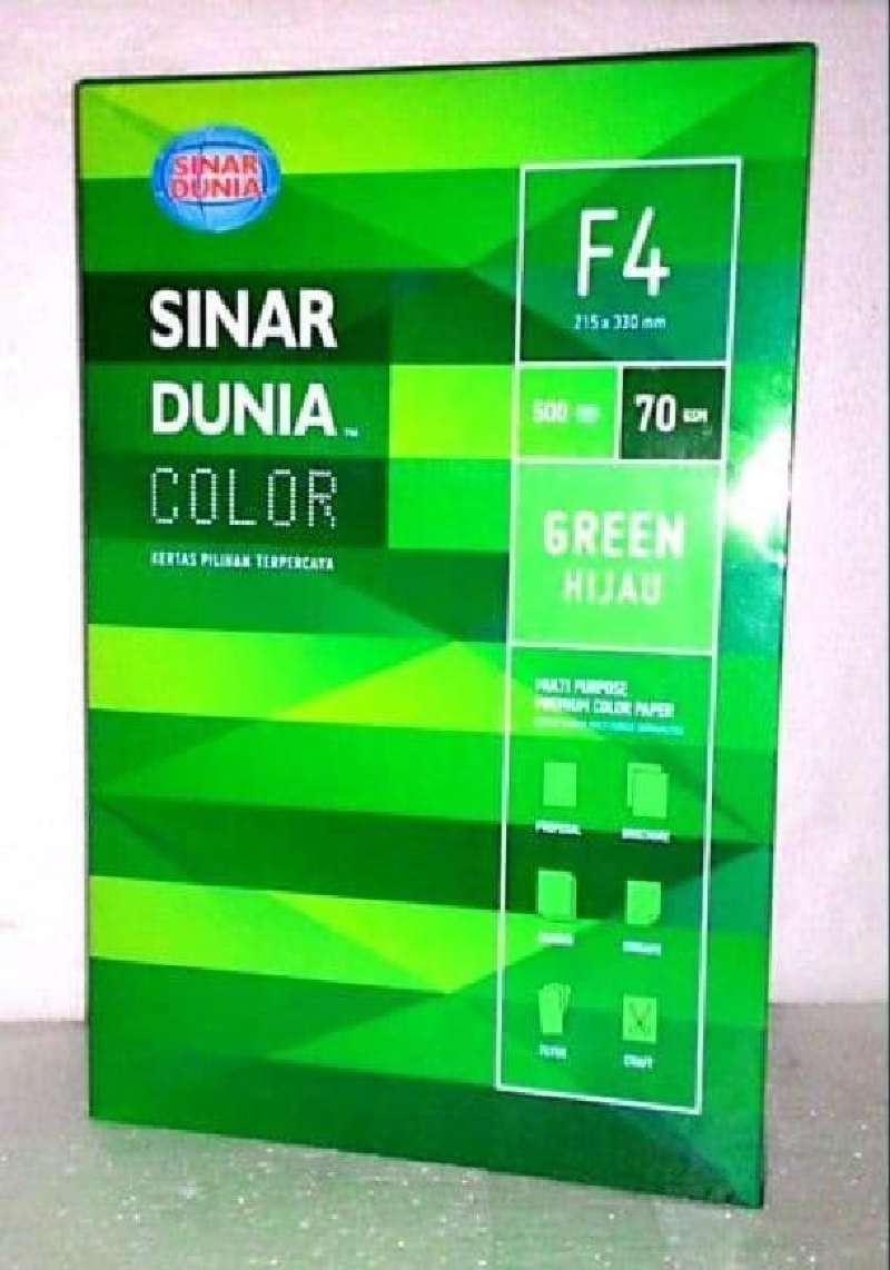 Jual Kertas Hvs Warna F4 Sinar Dunia Di Seller Wahana Atk - Lontar ...