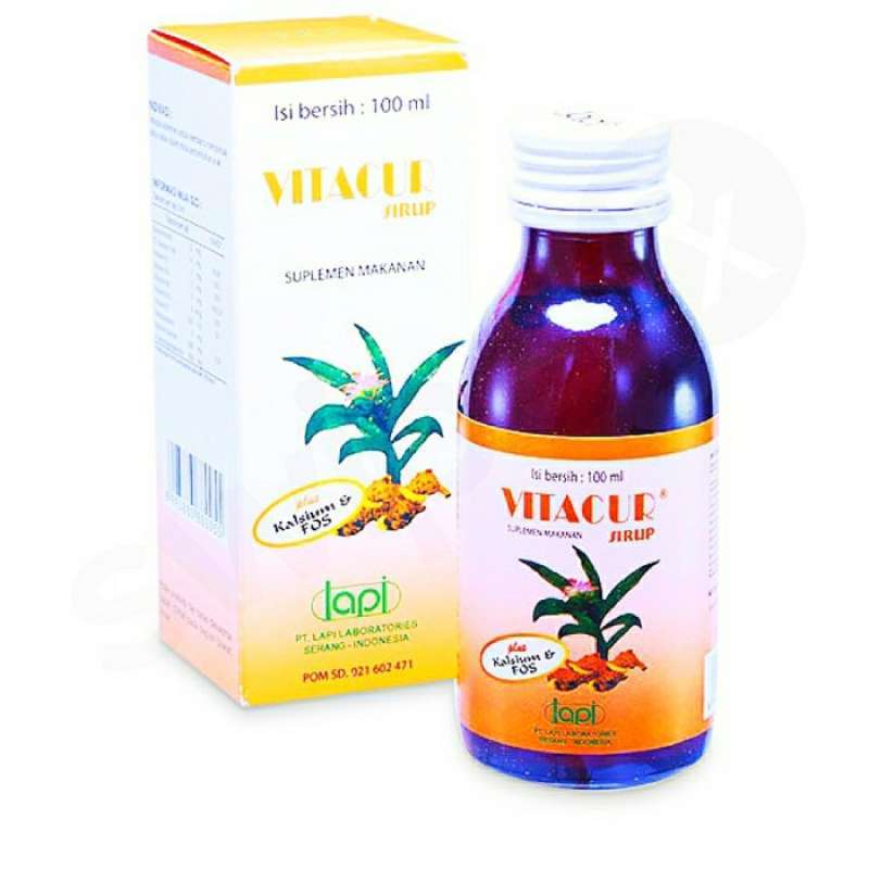 Jual Vitakur Syr Lapi Sirup Vitamin & Multivitamin Dus Botol 100 Ml Di ...