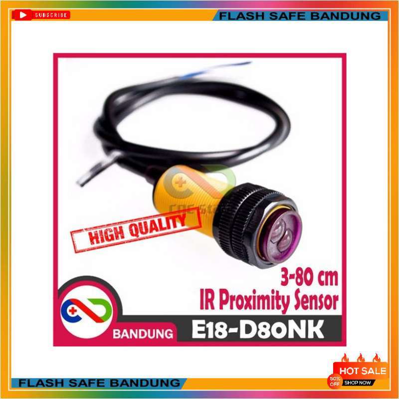 Jual E18-D80Nk Sensor Jarak Adjustable Infrared Sensor Switch 3-80Cm ... Jual E18-D80Nk Sensor Jarak Adjustable Infrared Sensor Switch 3-80Cm ...
