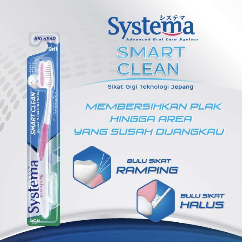 Jual Systema Sikat Gigi Smart Clean Isi 3 Pcs Di Seller Shakashoesshop ...
