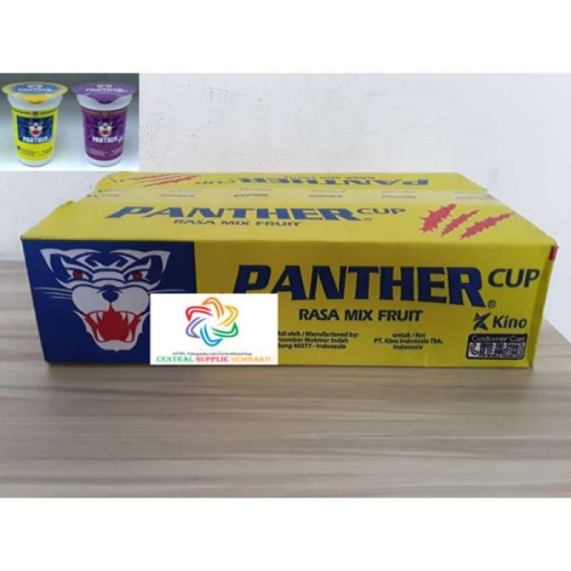 Jual Panther Cup Anggur Minuman Stamina [175 ml / 24 Cup / Karton] di ...