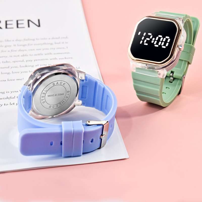 Promo Dodory J186 Jam Tangan Rubber Digital Unisex Jam Tangan Petak ...