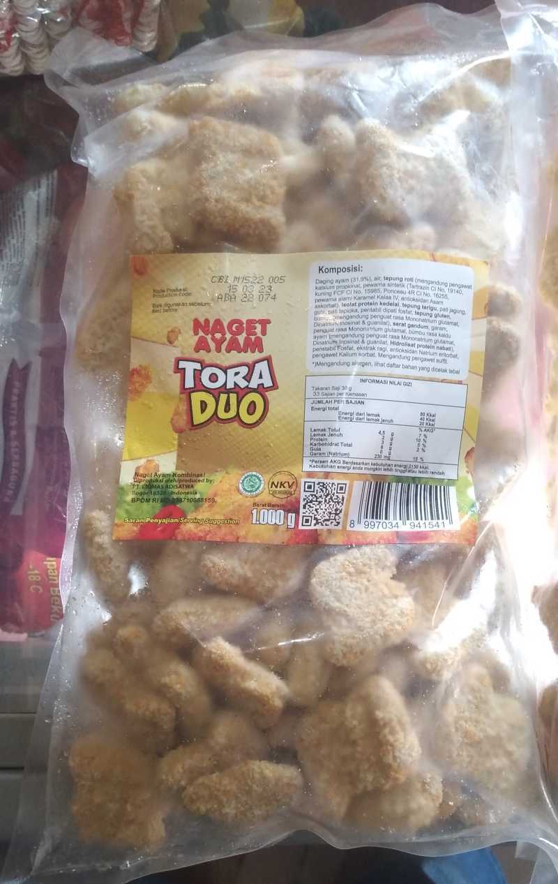 Jual Nugget Tora Duo Naget Ayam Tora Duo 1kg Di Seller Desa Supply Co ...