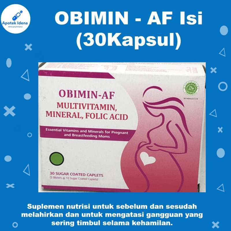 Jual OBIMIN - AF Kapsul Suplemen/ Vitamin Multivitamin Ibu Hamil Dan ... Jual OBIMIN - AF Kapsul Suplemen/ Vitamin Multivitamin Ibu Hamil Dan ...