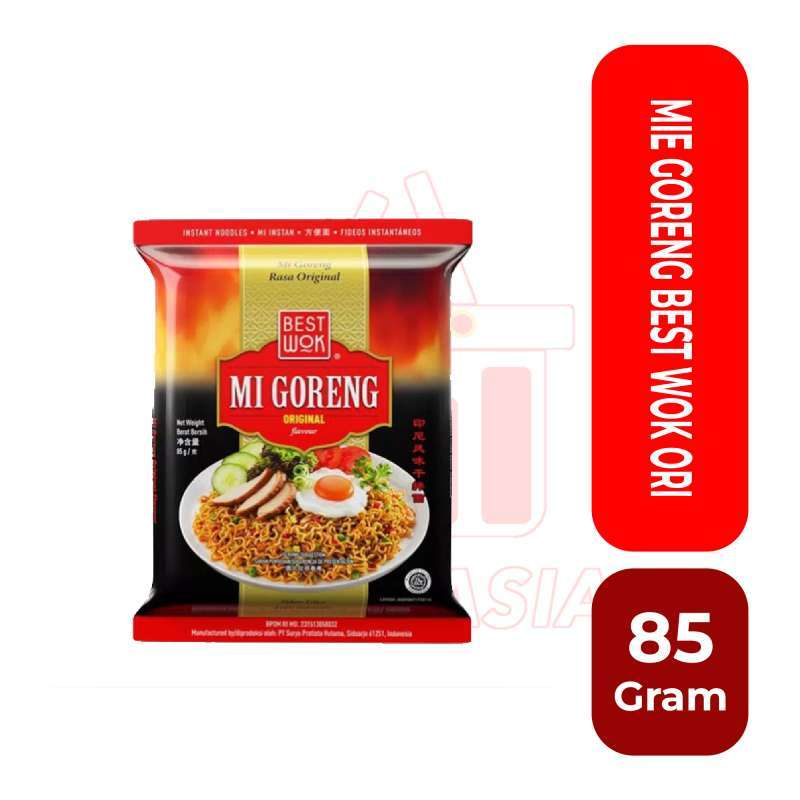 Jual MIE GORENG BEST WOK ORIGINAL 85G di Seller Toko Asia Pamulang - Toko Asia Pamulang | Blibli