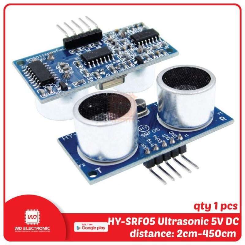 Jual HY-SRF05 Ultrasonic Distance Sensor module di Seller EasyWare Electronics - Pertokoan Jaya ...