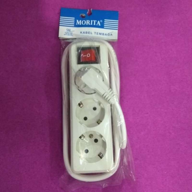 Jual kabel listrik / terminal listrik 3 lubang di Seller Aksara_STORE ...