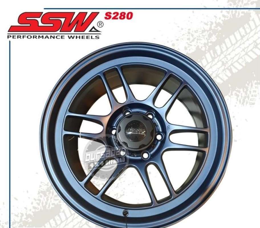 Jual Velg SSW S280 ORIGINAL Thailand Navy Blue R18 RPF1 Fortuner Pajero ...