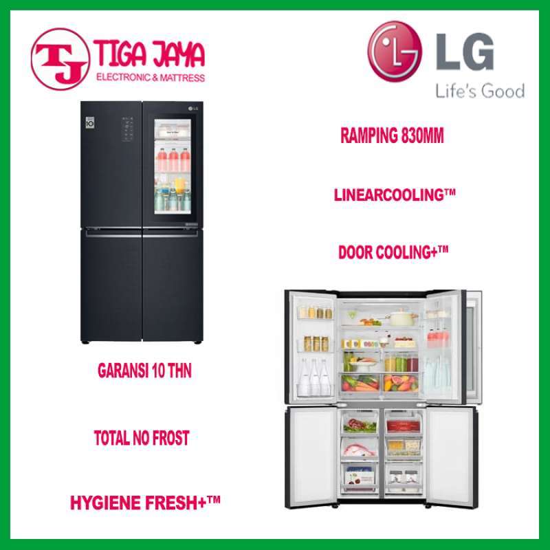 Jual LG GC-Q22FTQKL GCQ22FTQKL 595 L LINEAR COMPRESSOR PROMO KULKAS 4 PINTU di Seller tigajaya7 ...