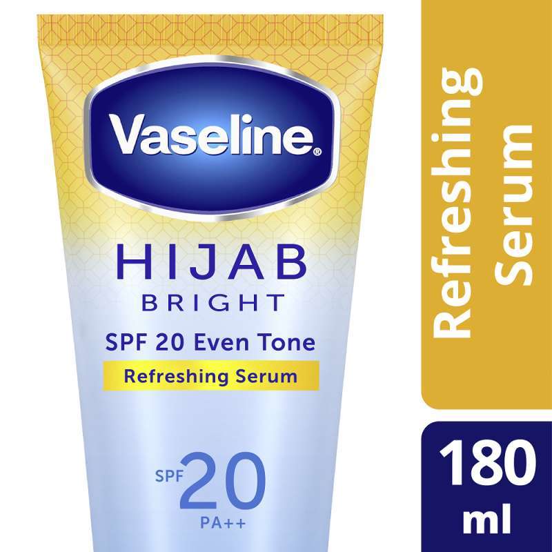 Jual Vaseline Hijab Bright Refreshing Body Serum Spf 20 Pa++ Even Tone ...